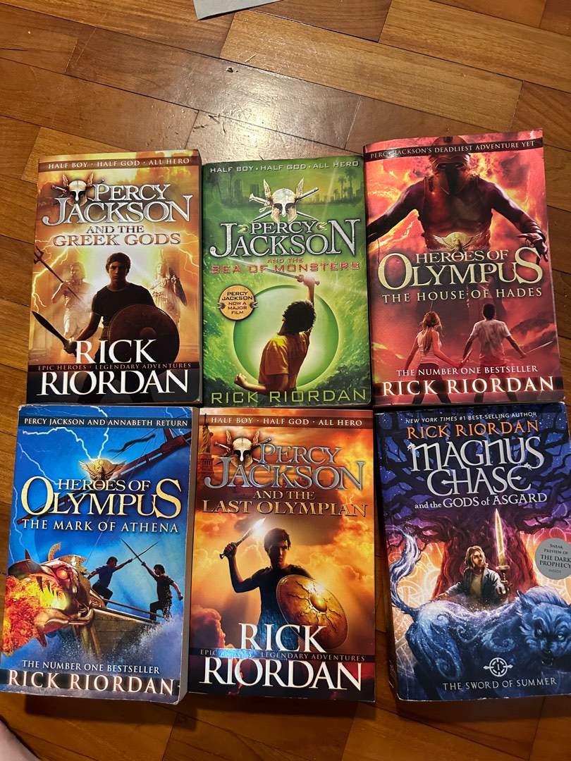 Percy Jackson And Other Rick Riodan Books Hobbies And Toys Books