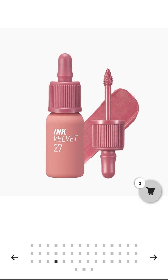 Peripera 24 Milky Nude & 27 Strawberry Nude Ink Velvet Lipsticks ...
