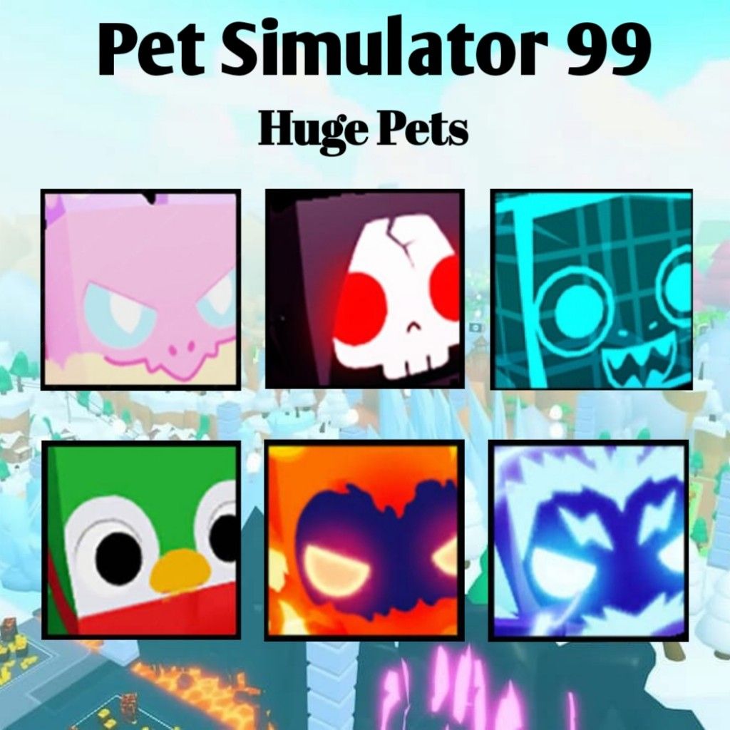 Pet Simulator 99 Huge Pets, Video Gaming, Gaming Accessories, In-Game ...