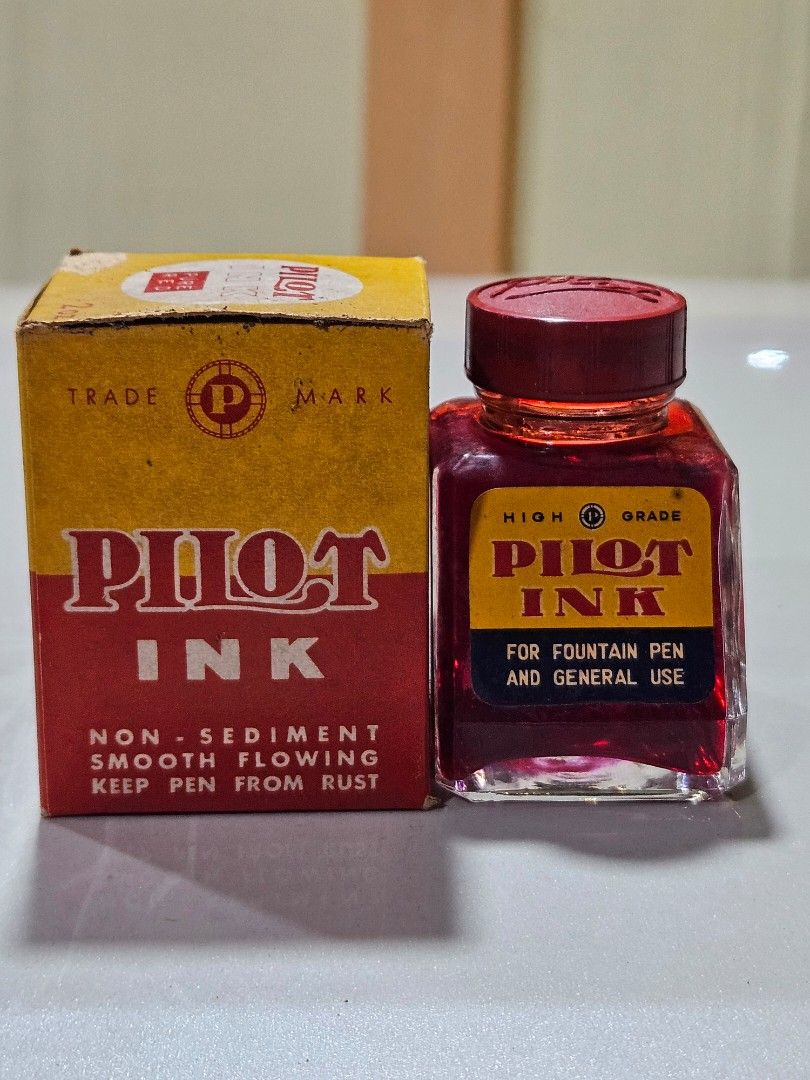 Pilot RED Ink [Made In Japan] 2oz, Hobbies & Toys, Stationery & Craft ...