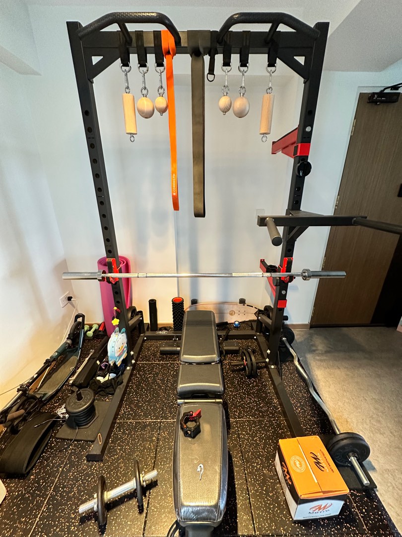Pivot gym rack, Sports Equipment, Exercise & Fitness, Weights ...