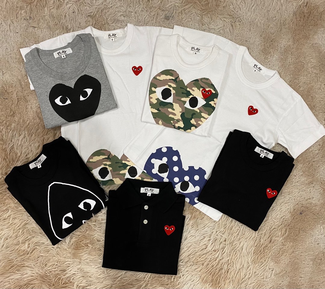 Play CDG tshirts for kids, Babies & Kids, Babies & Kids Fashion on ...