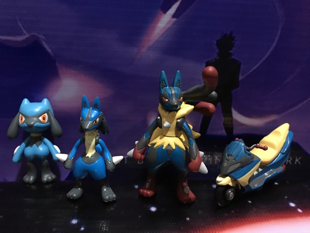 Pokemon Tomy Lucario Complete Evolution Line, Hobbies & Toys, Toys ...