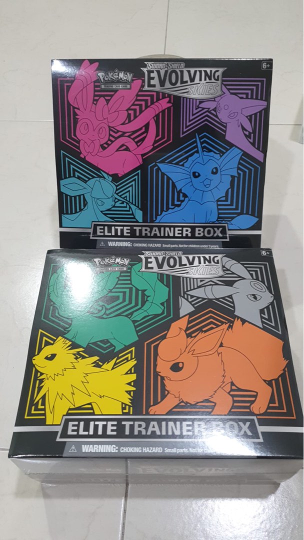 Pokemon Evolving Skies Elite Trainer Box ETB, Hobbies & Toys, Toys ...