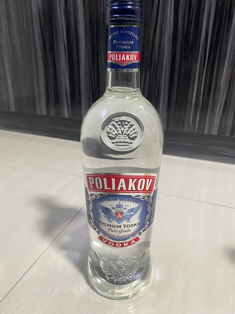 Poliakov Vodka, Food & Drinks, Alcoholic Beverages on Carousell