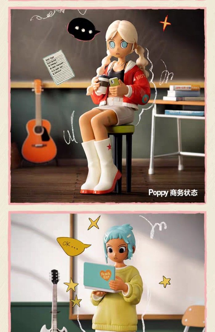 Preorder (Confirmed Design) - Pop Mart popmart Popmart Peach Riot Rise ...