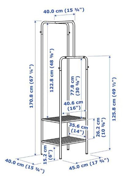 [Pristine Condition] Nikkeby Clothes Rack (IKEA) - Green Color ...