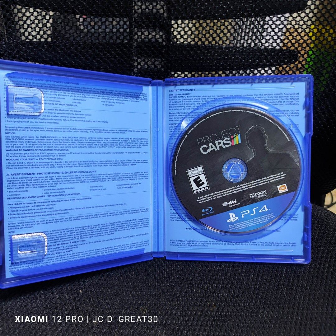 Project Cars Ps4 Game, Video Gaming, Video Games, PlayStation on Carousell