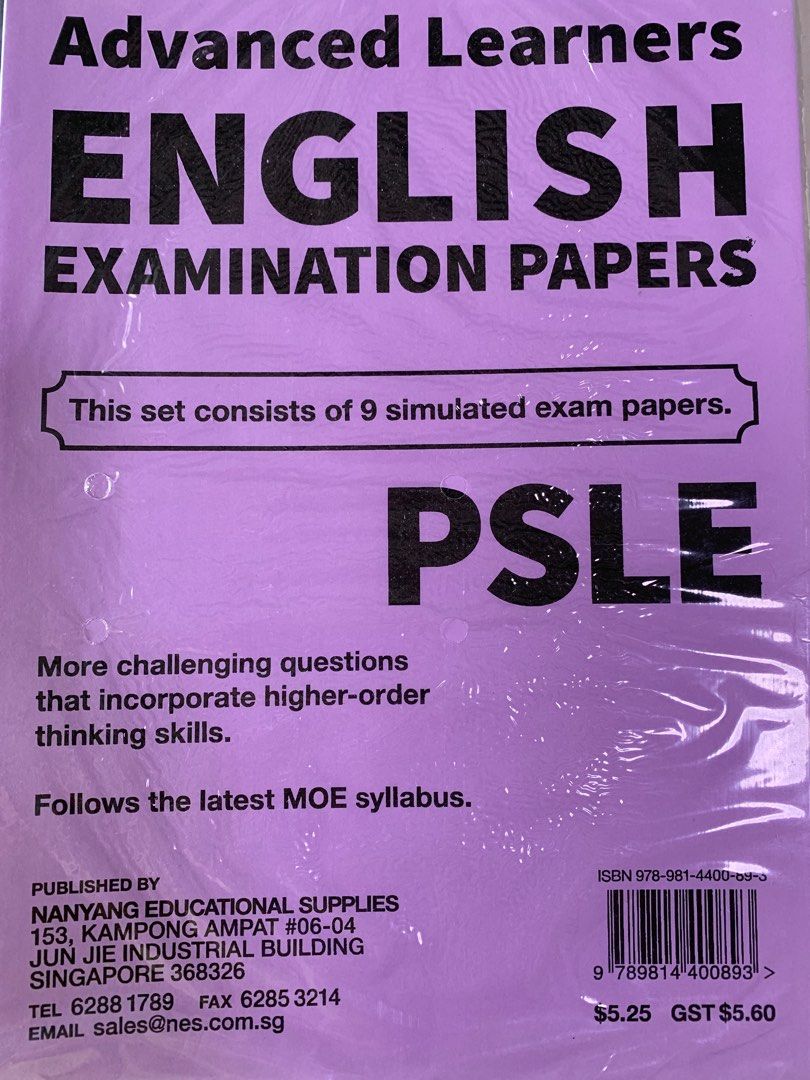 PSLE Examination Papers, Hobbies & Toys, Books & Magazines, Assessment ...