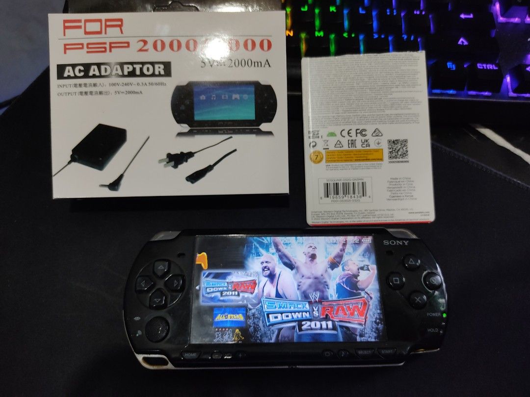 Psp 2000 slim 8gb with full of games, Video Gaming, Video Game Consoles ...