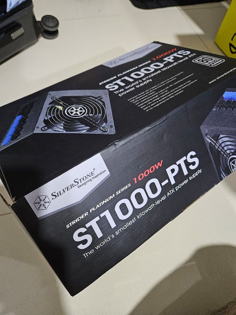 PSU SILVERSTONE ST1000-PTS 1000W, Computers & Tech, Parts & Accessories, Computer Parts on Carousell