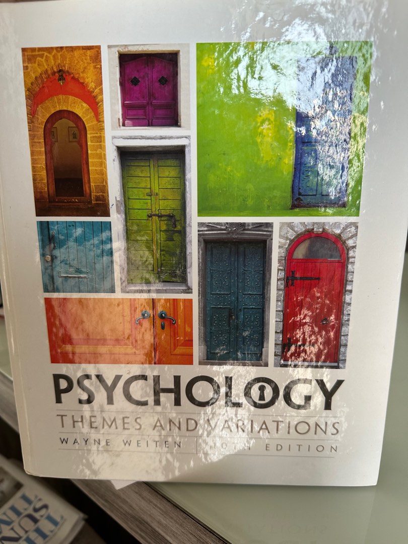 Psychology Textbook - Themes and Variations, Hobbies & Toys, Books ...