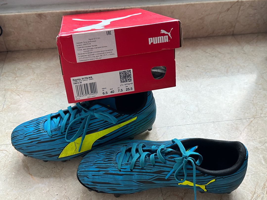 Puma football boots, Men's Fashion, Footwear, Boots on Carousell