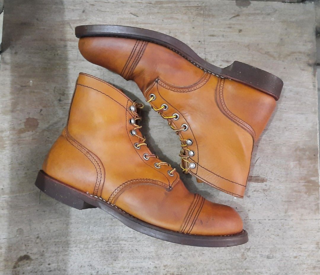 Red Wing Iron Ranger 8112 Oro-iginal Leather, Men's Fashion, Footwear ...