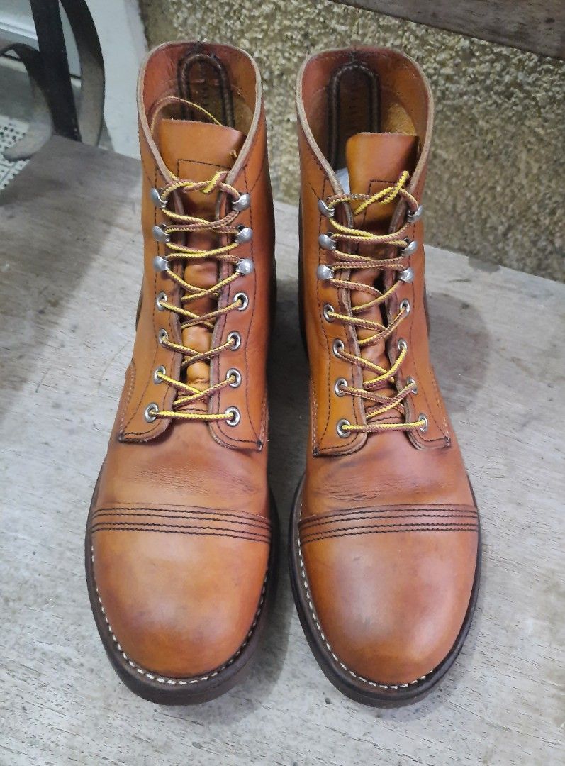 Red Wing Iron Ranger 8112 Oro-iginal Leather, Men's Fashion, Footwear ...