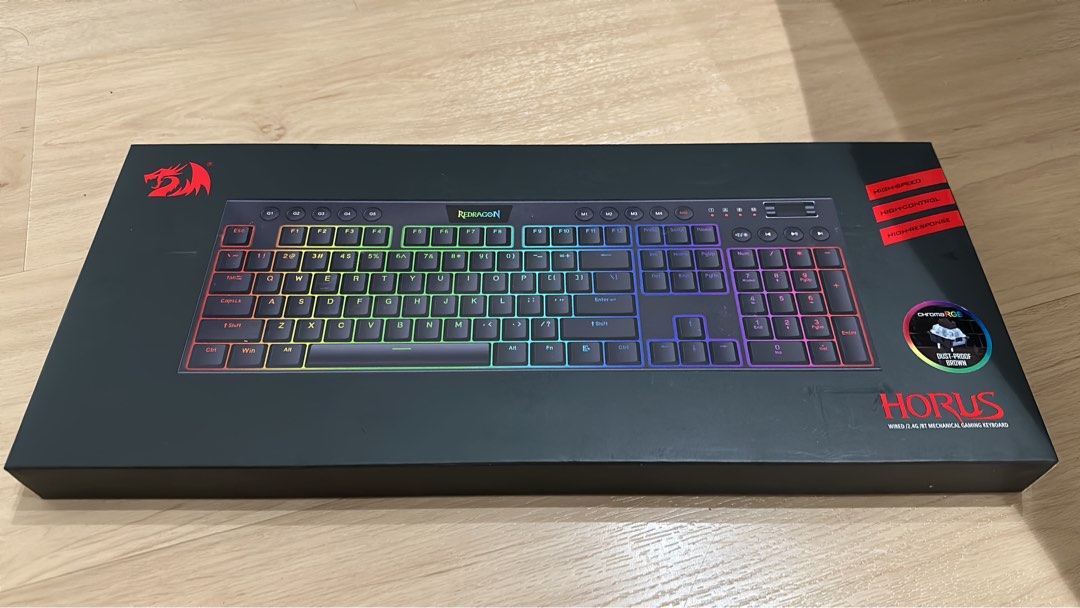 Redragon Horus K618 Ultra-slim Wireless Mechanical Keyboard, Computers ...