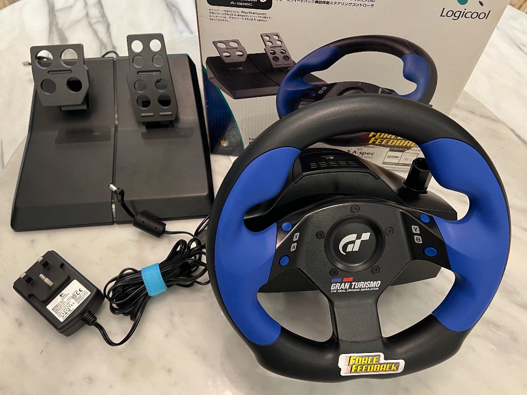 Retro Gaming | Logitech GT Force for Gran Turismo 3 A-Spec Force ...