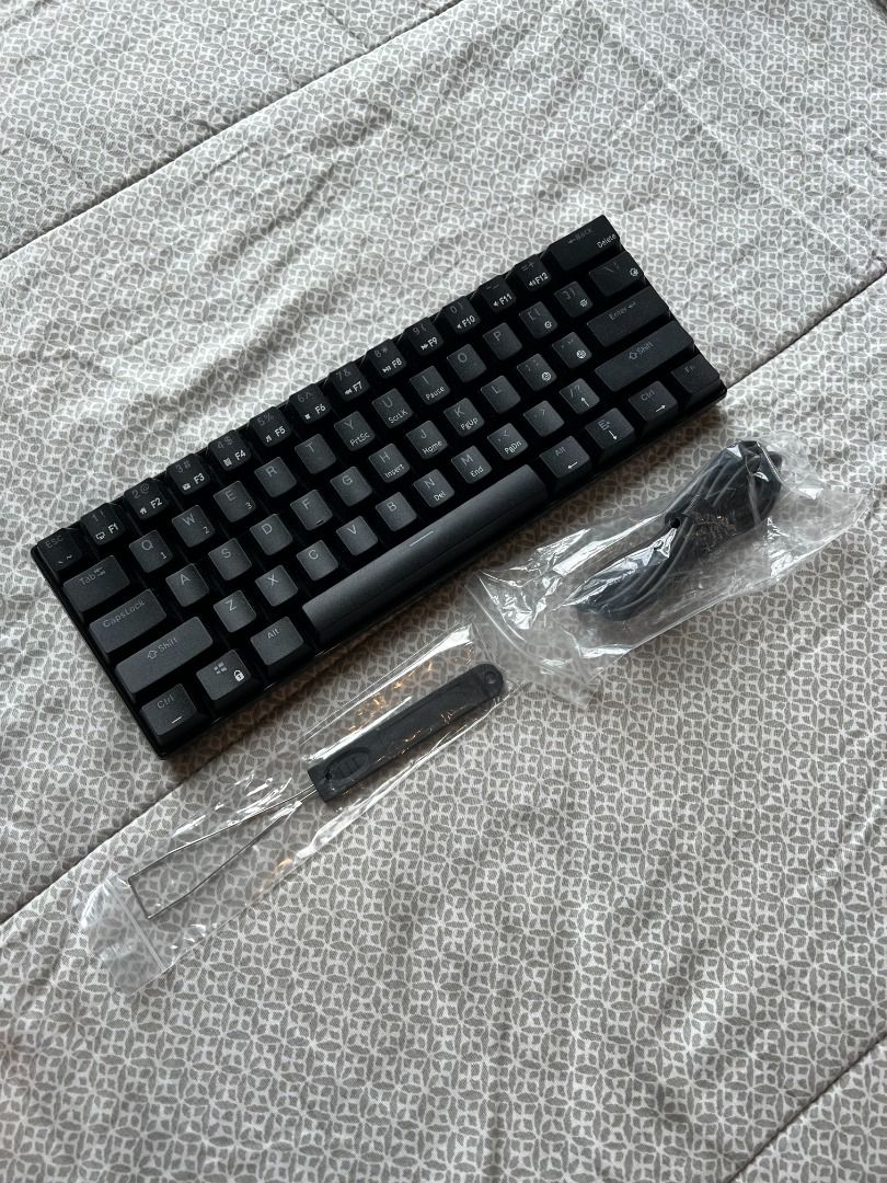 Royal Kludge 61 - Black, Brown Switches, Computers & Tech, Parts ...