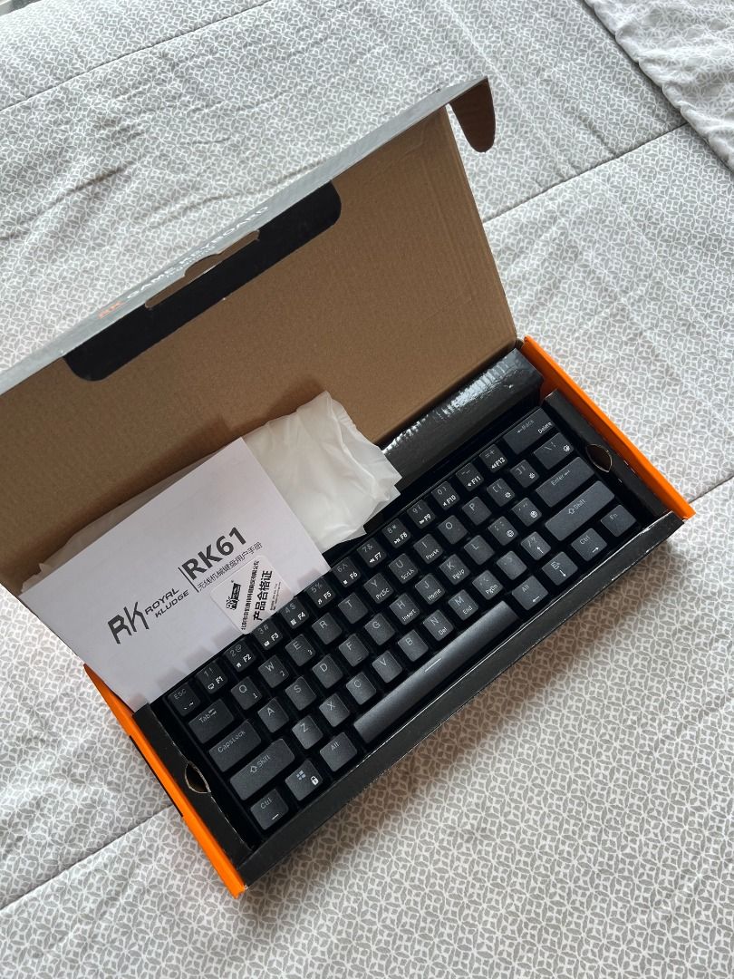 Royal Kludge 61 - Black, Brown Switches, Computers & Tech, Parts ...