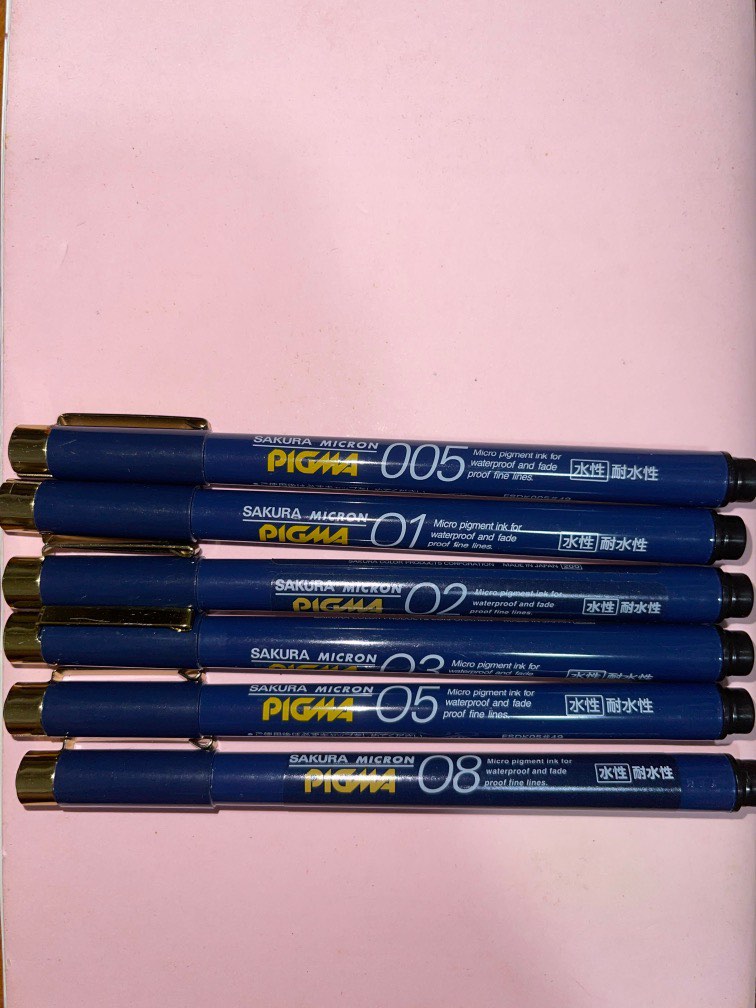 Sakura Micron Pigma, Hobbies & Toys, Stationery & Craft, Stationery ...