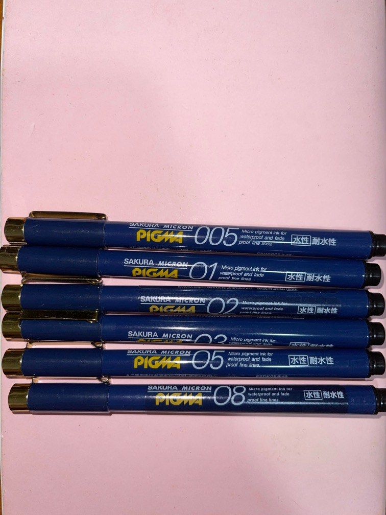 Sakura Micron Pigma, Hobbies & Toys, Stationery & Craft, Stationery ...