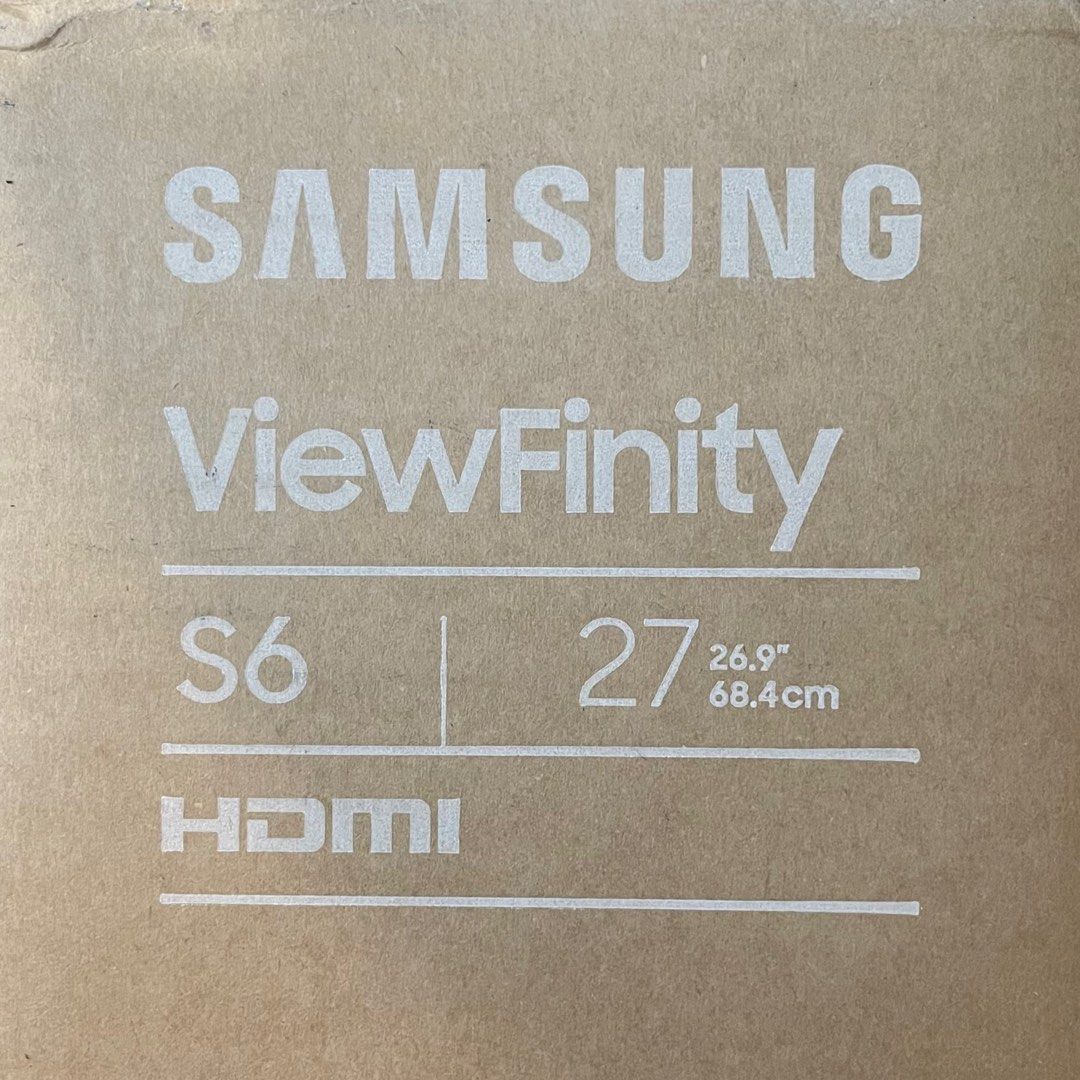 Samsung ViewFinity S6 27" Monitor, Computers & Tech, Parts ...