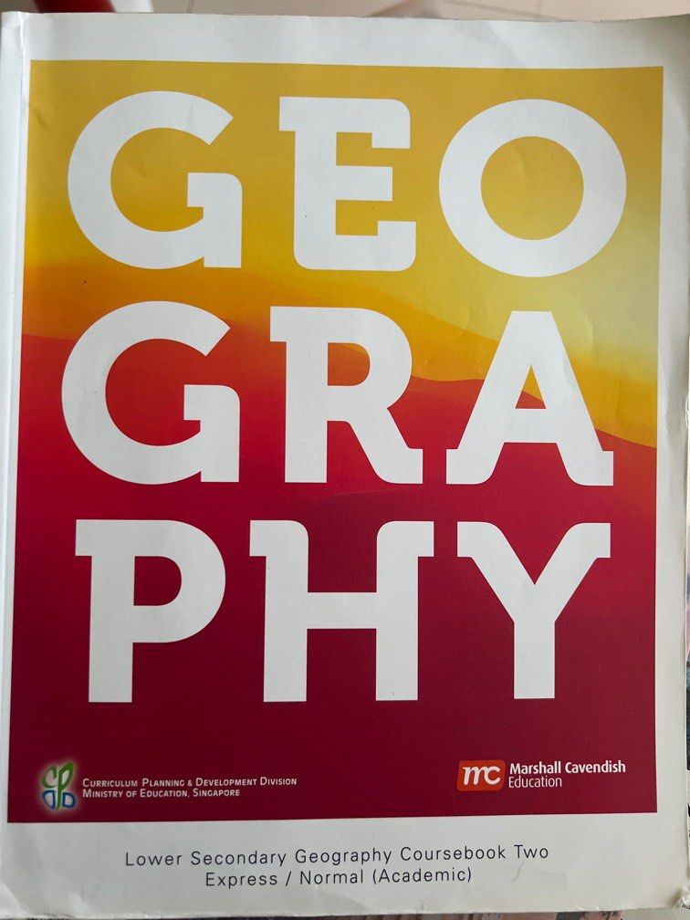Sec 2 Geography textbook, Hobbies & Toys, Books & Magazines, Textbooks ...