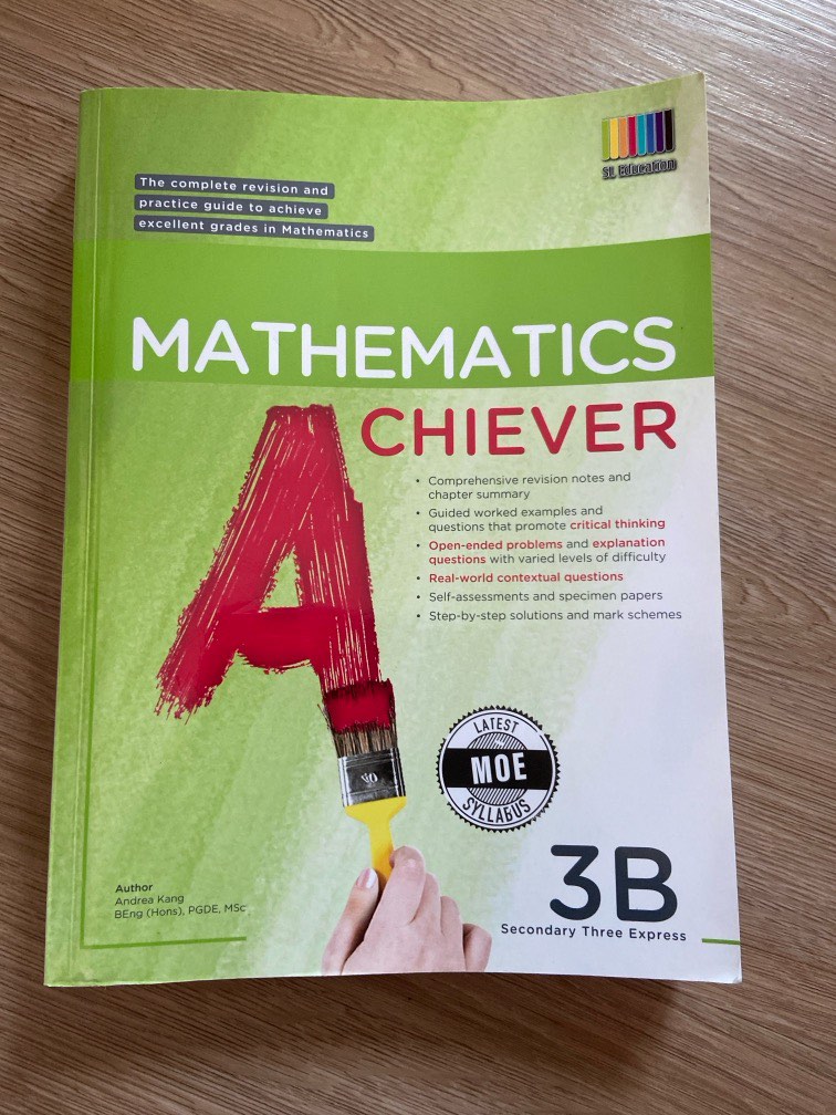 sec 3 e-math assessment book - mathematics achiever, Hobbies & Toys ...