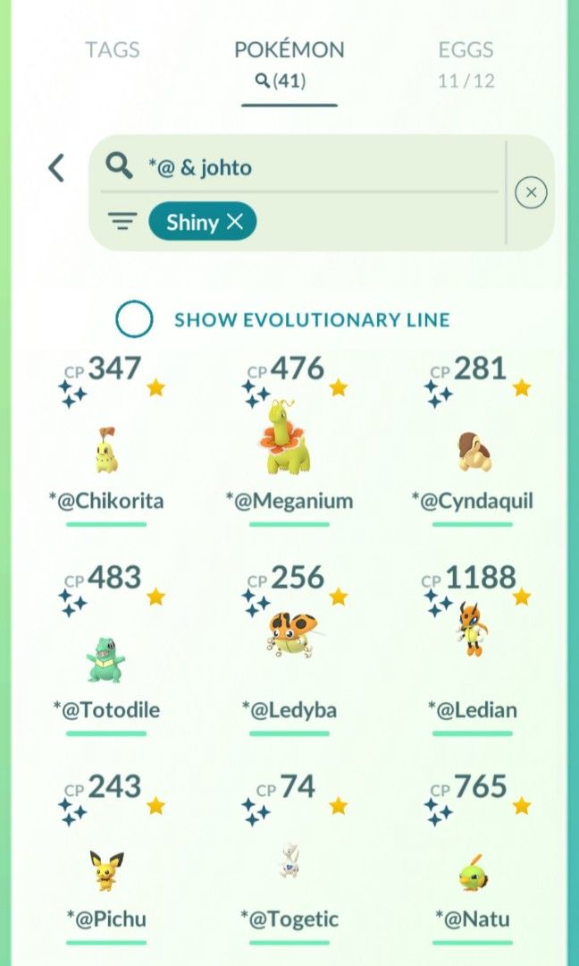 Shiny: Pokemon Go - Johto Region, Video Gaming, Gaming Accessories, In ... Shiny: Pokemon Go - Johto Region, Video Gaming, Gaming Accessories, In ...