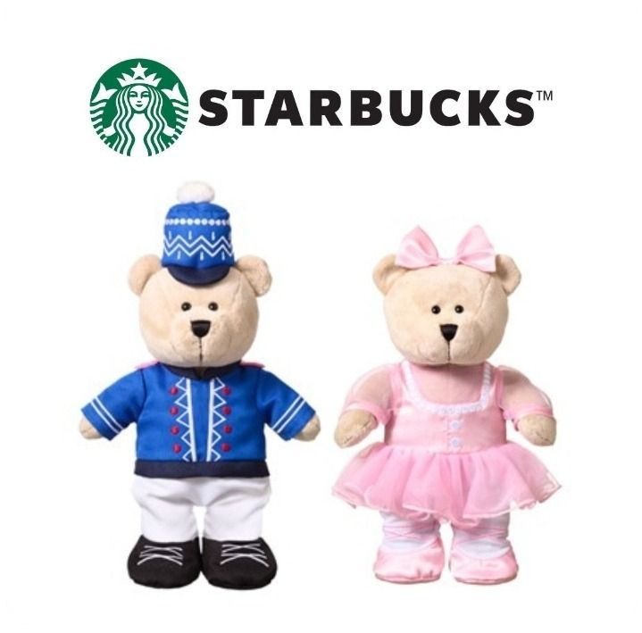 Starbucks Japan Bearista The Nutcracker & Ballerina Soft Toy, Hobbies & Toys, Toys & Games on ...