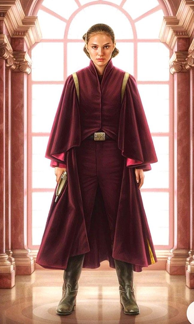 Starwars Padme Amidala Handmaiden Battle Costume Set, Women's Fashion ...