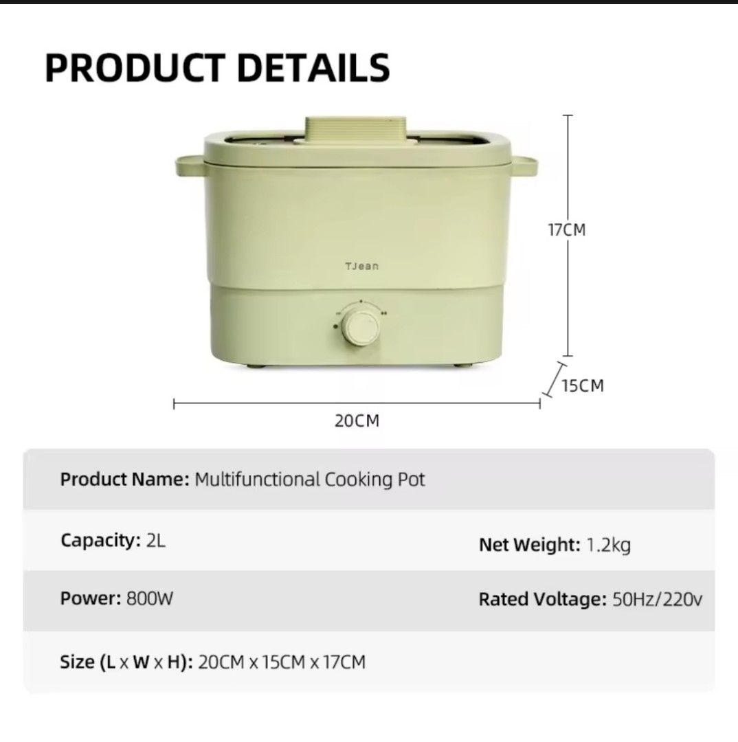 Steamboat Multicooker 2L, TV & Home Appliances, Kitchen Appliances ...