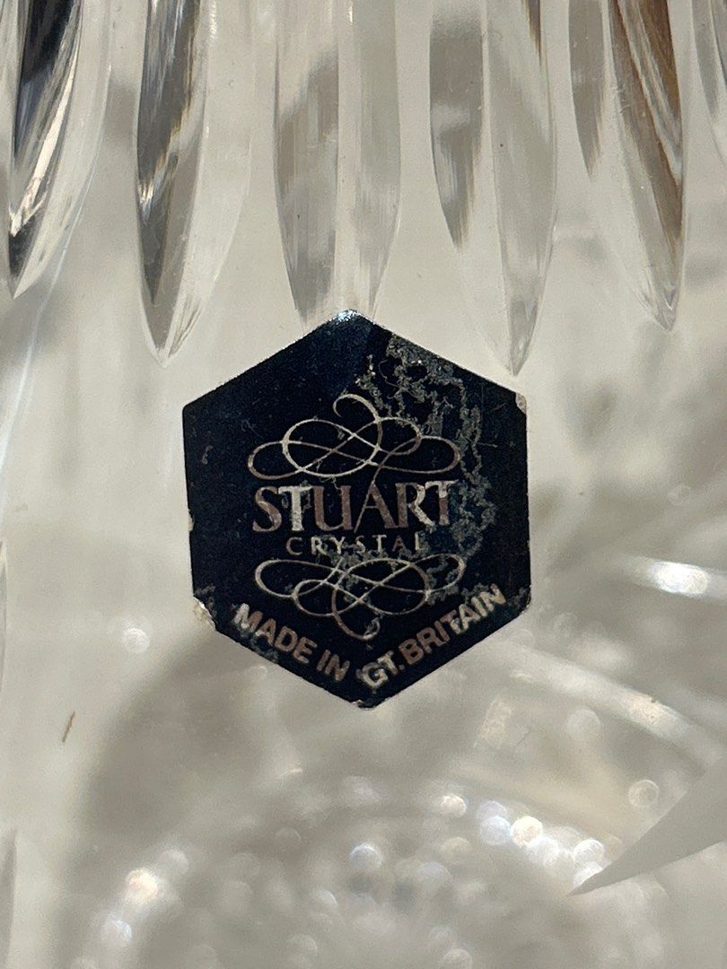 Stuart crystal. Cascade 6” Chloe vase made in Great Britain , Hobbies ...