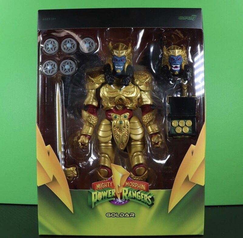 Super 7 MMPR Villains Set, Goldar, Rita Repulsa, King Spinx, Mighty ...