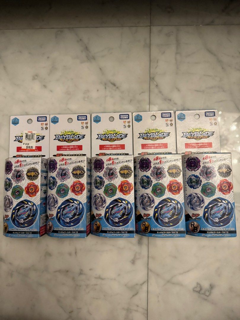 TAKARA TOMY Burst Turbo Random Booster Vol. 13 Beyblade B-130, Hobbies ...