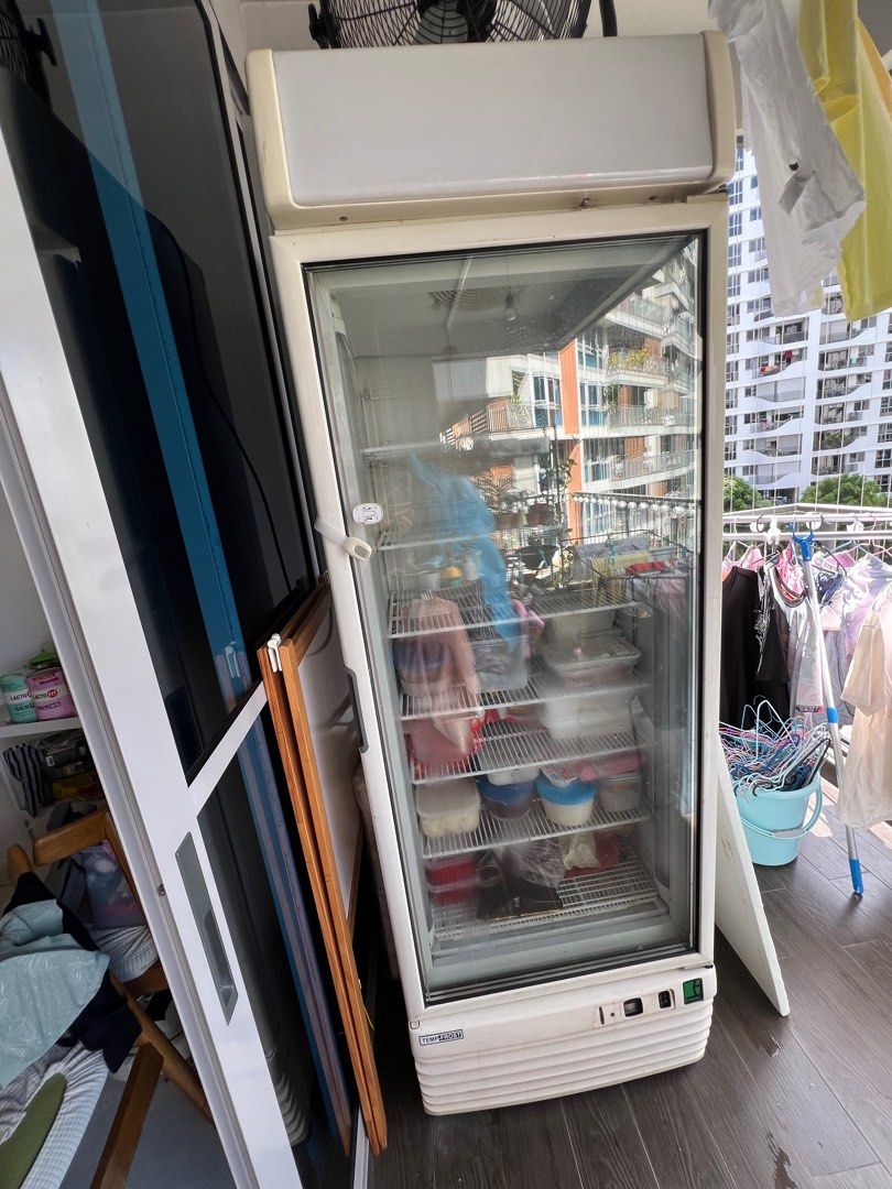 Framec Upright display freezer, TV & Home Appliances, Kitchen ...
