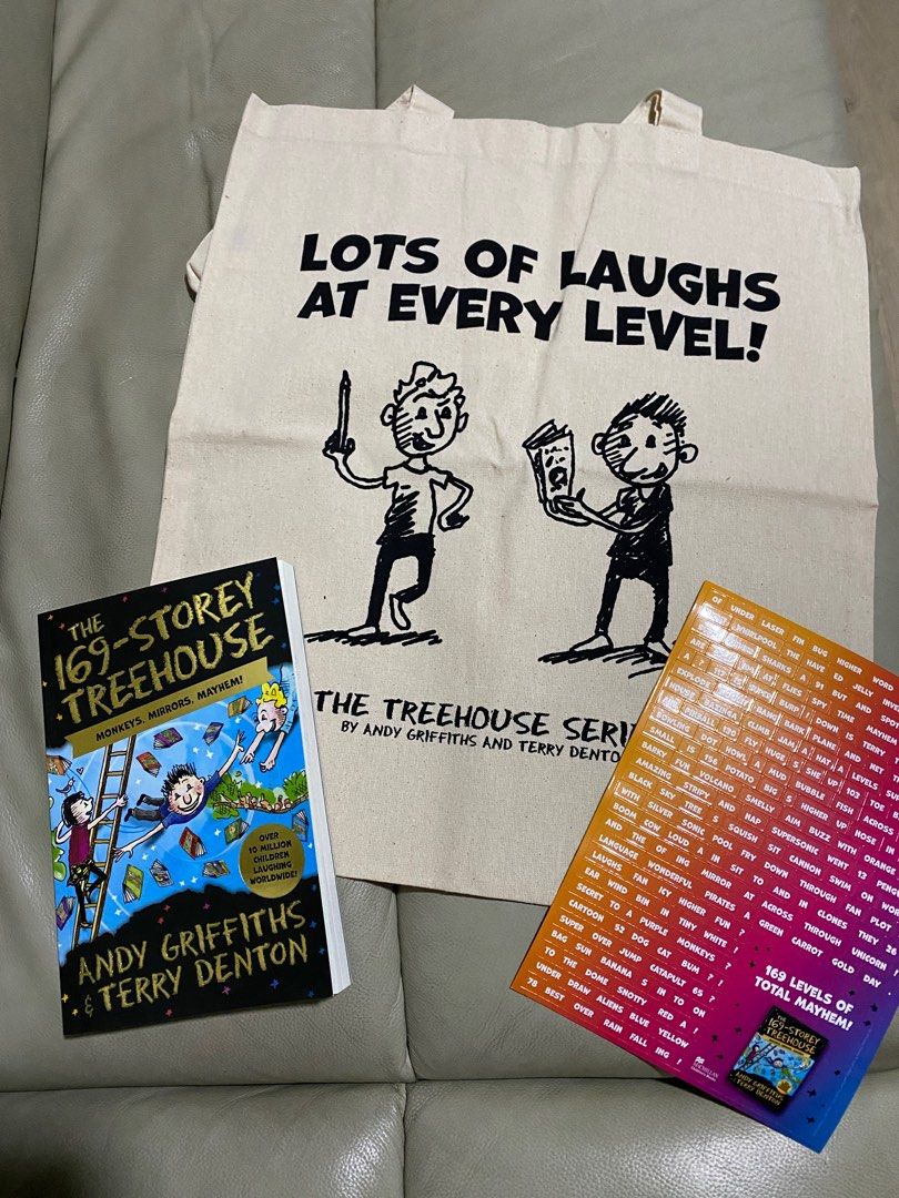 The 169-Storey Treehouse by Andy Griffiths (UK edition, paperback) with ...