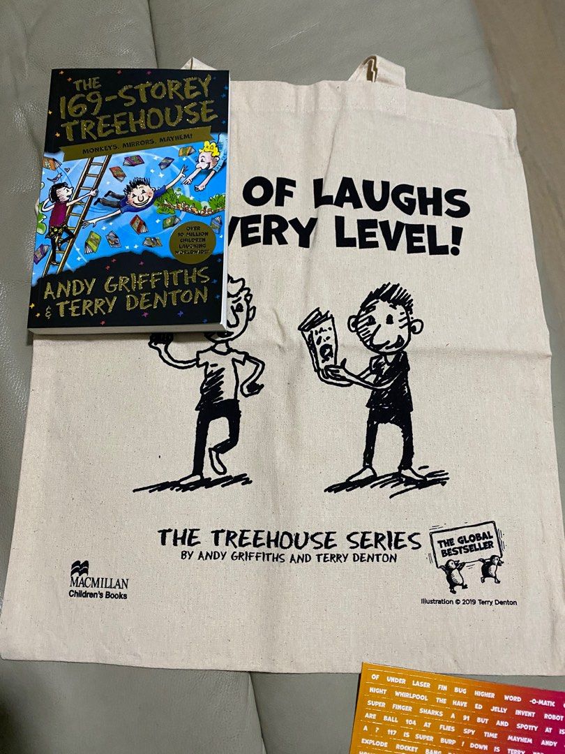 The 169-Storey Treehouse by Andy Griffiths (UK edition, paperback) with ...
