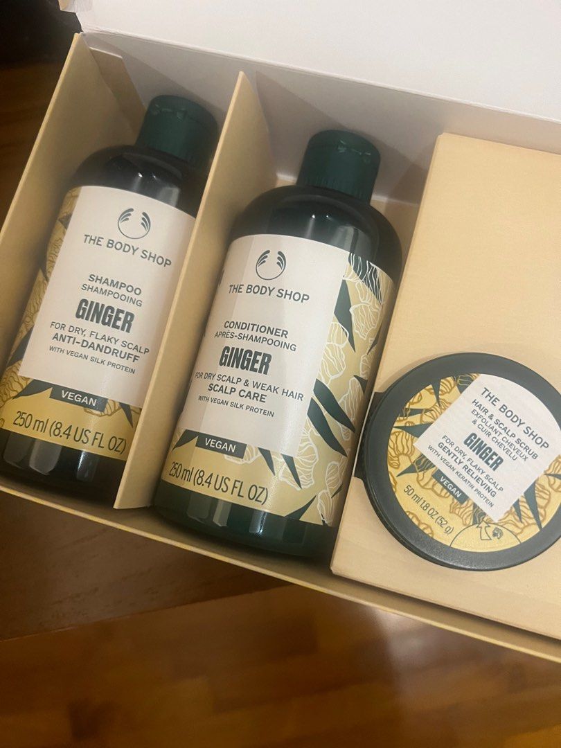The Body Shop-Ginger Haircare Set, Beauty & Personal Care, Hair on ...
