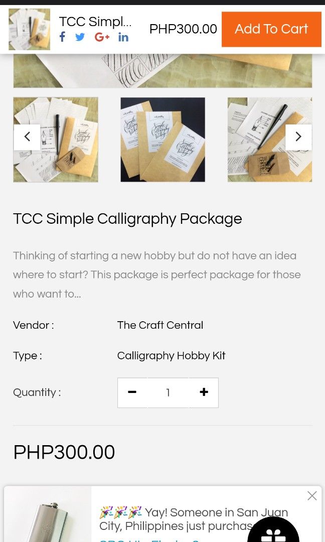 The Craft Central Scribble Starter Kit + Simple calligraphy package, Hobbies & Toys, Stationary ...