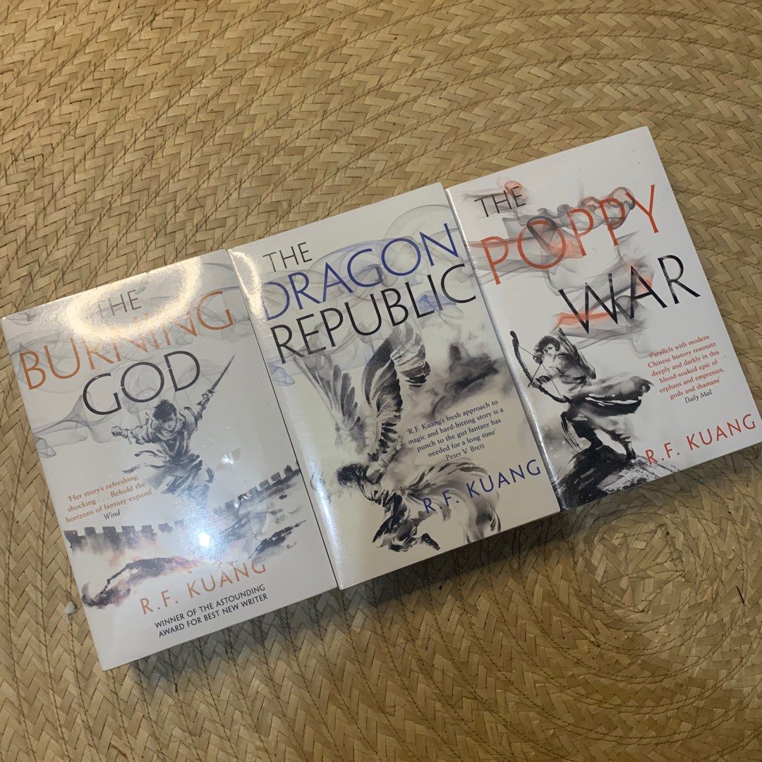 The Poppy War Trilogy by R.F. Kuang (The Poppy War, The Dragon Republic ...