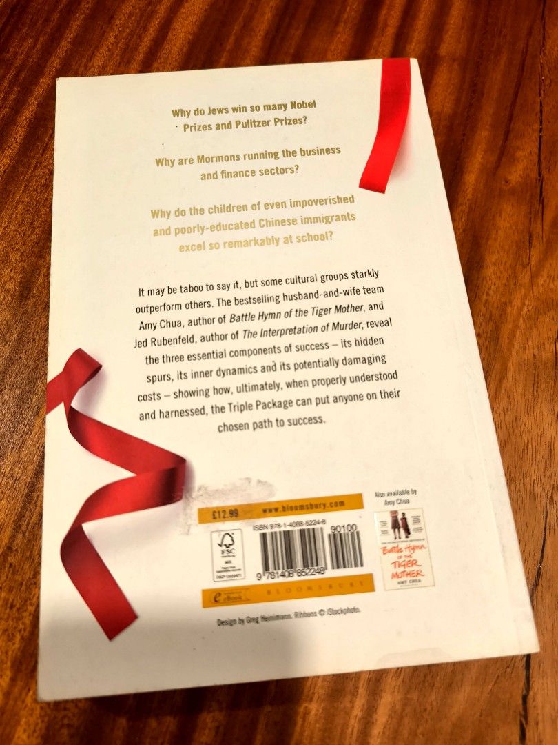 The Triple Package What Really Determines Success Book By Amy Chua Jed ...