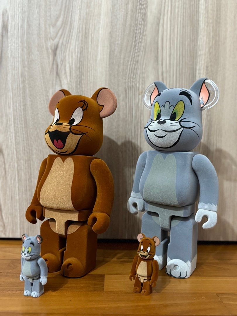 Tom & Jerry Flocky Bearbrick, Hobbies & Toys, Toys & Games on Carousell