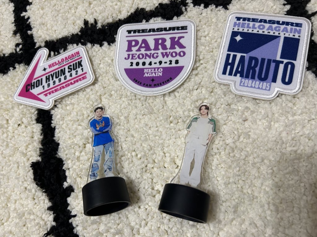 Treasure Haruto Jeongwoo Hyunsuk Patch Sticker and Bottle Cap, Hobbies ...