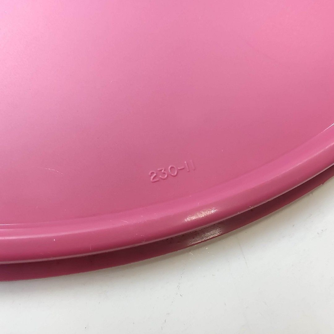 Tupperware lid 230-11 Z maroon circle 22cm round vintage replacement ...