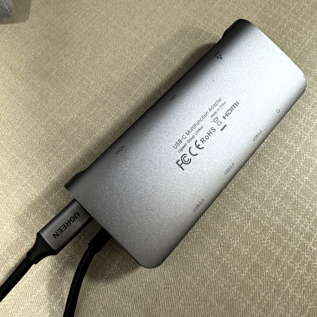 UGREEN USB-C 10 in 1 Mobile Dock Hub LAN 4K HDMI VGA PD 3.5mm Audio USB ...