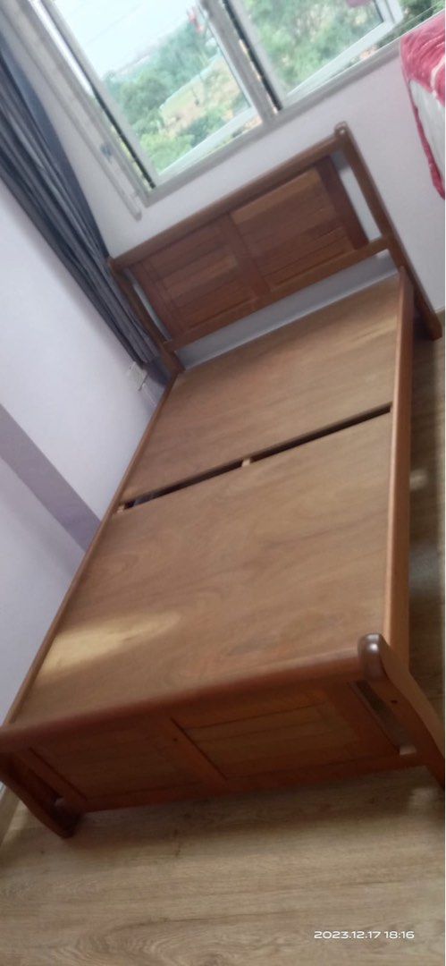 Used Super Single Bed Frame, Furniture & Home Living, Furniture, Bed ...