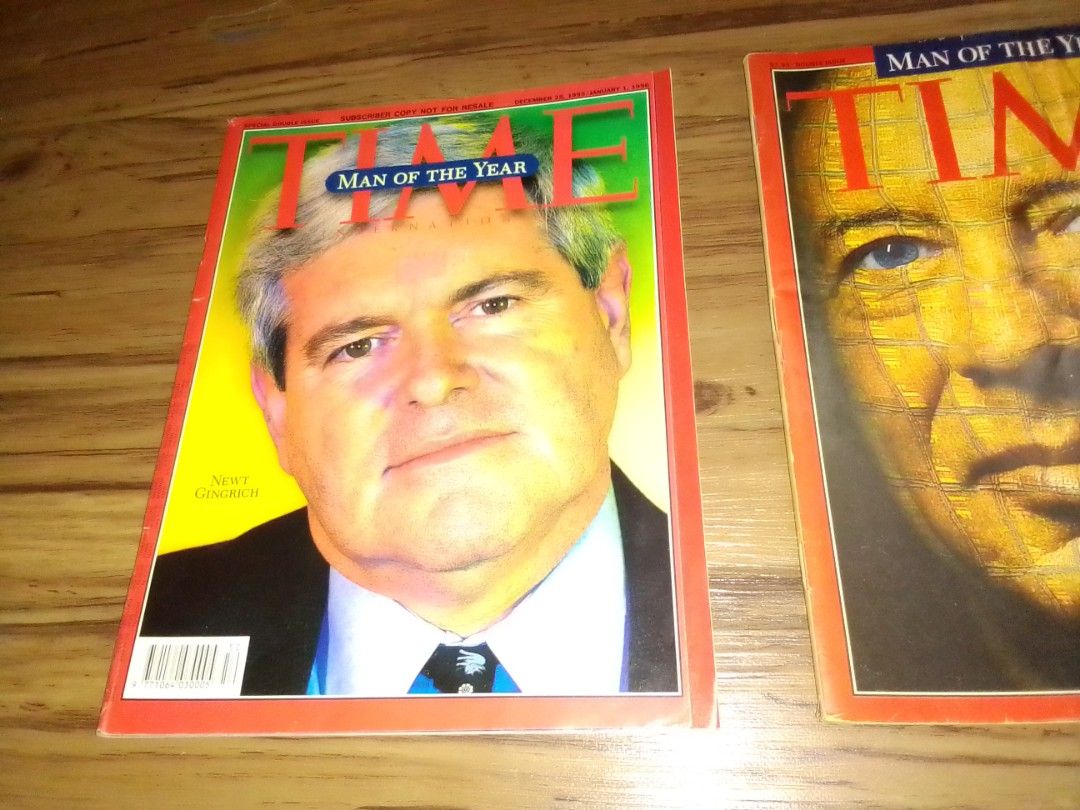 Vintage 1996 - 1999 & FREE 1979 Time Magazine / Time Magazine / Newt ...