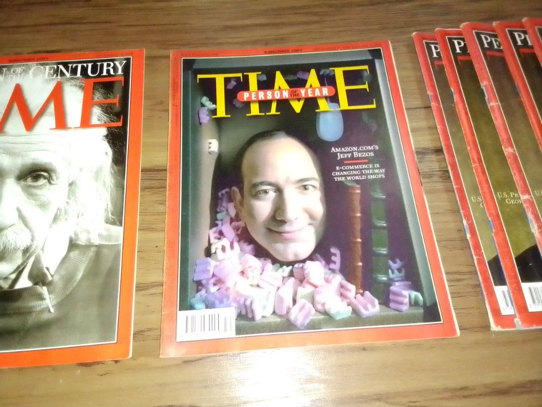 Vintage 1999 - 2001 Time Person of the CENTURY / Person of the YEAR ...