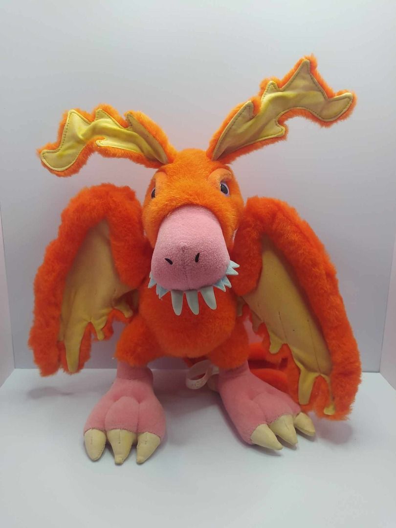 Vintage Fuzzy Birdramon Digimon DX Anime Plush Stuffed Toy (Bandai 1999 ...